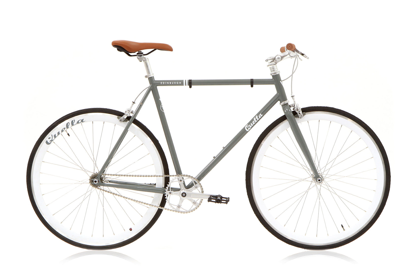 Varsity Edinburgh Classic Single-Speed Bicycle - White – Quella